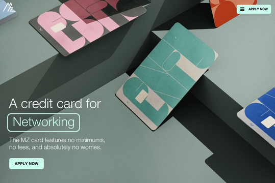 MZ Banking Card - Webflow